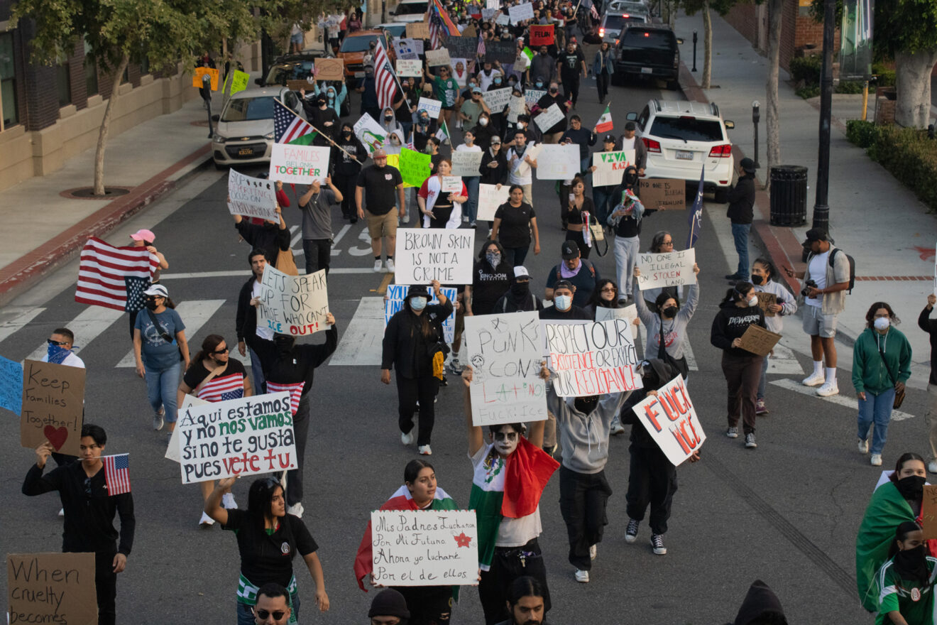 In Photos: June 11 anti-ICE protest in Downtown Santa Ana - el Don News